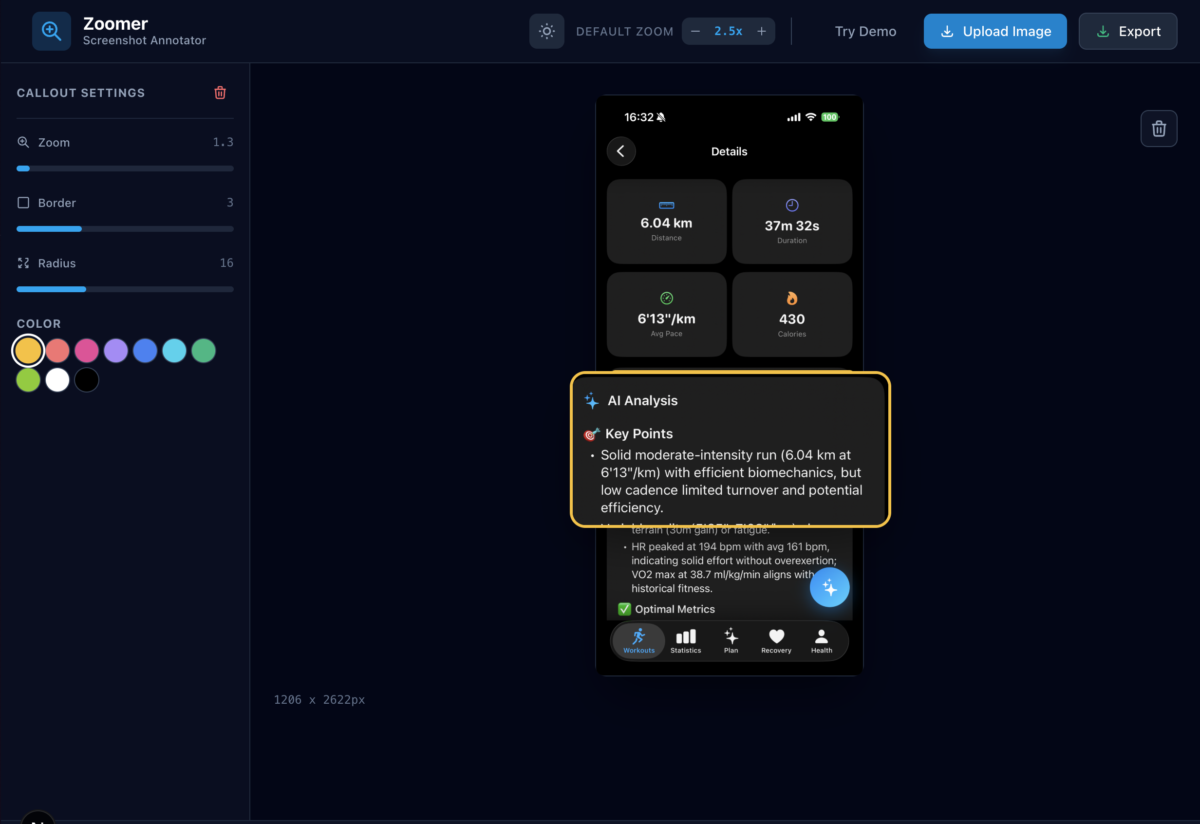 Screenshot Zoom Tool - Create Professional Zoomed Callouts